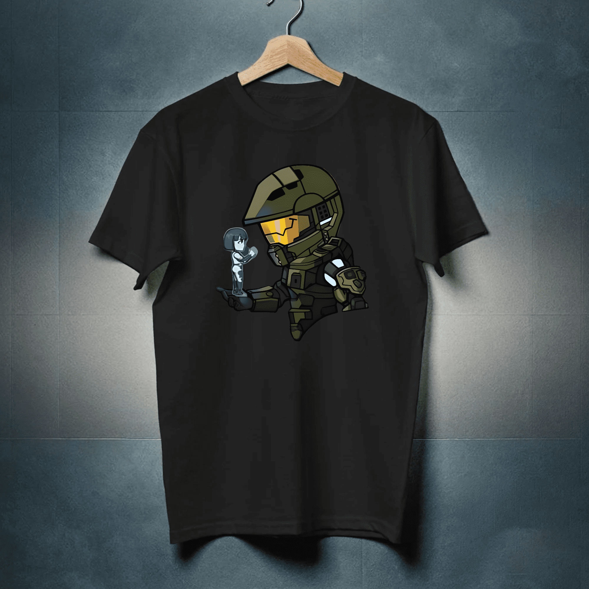 Chibi Master Chief and Cortana Tote Bag with Cute Art, a gift just for ...