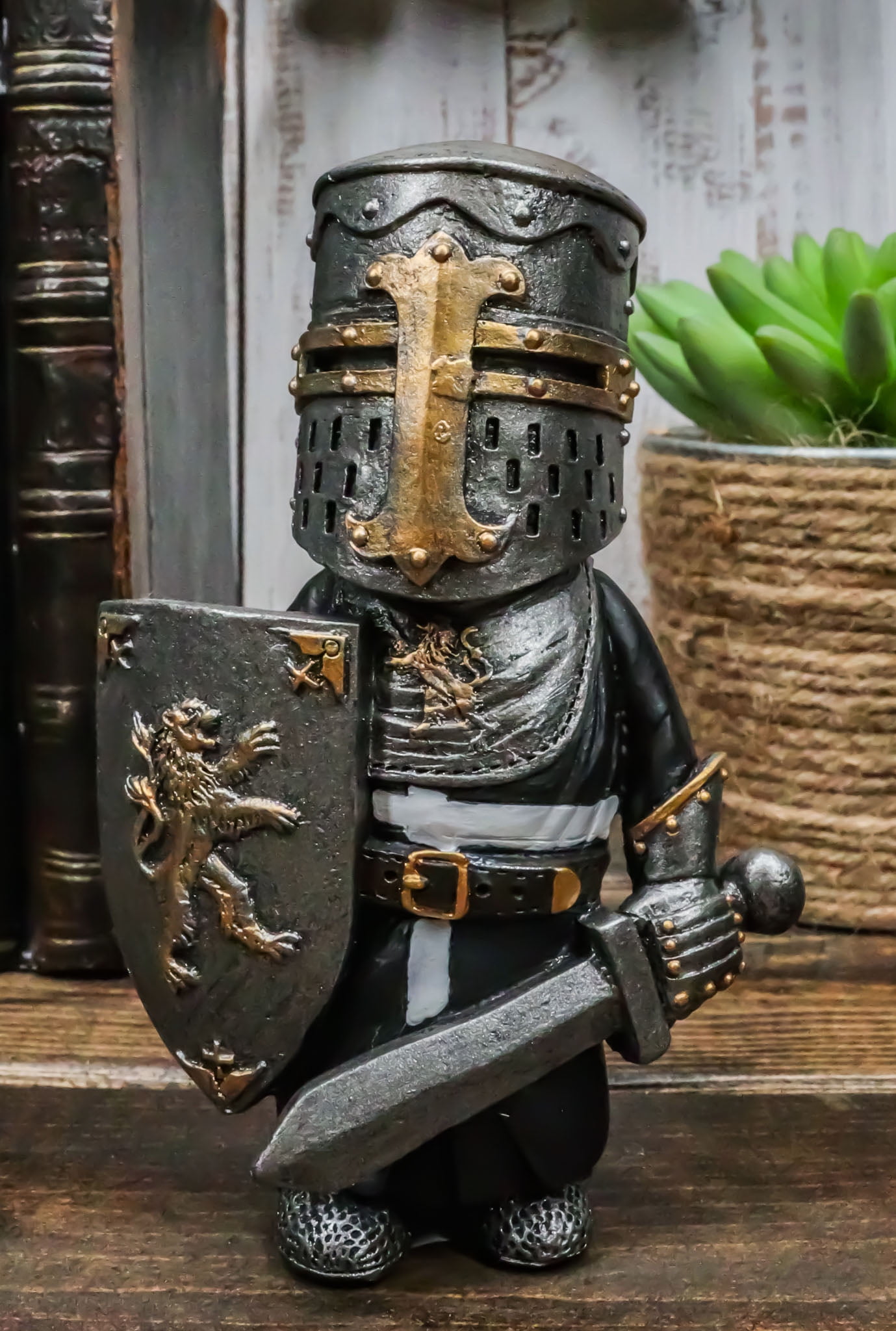 Chibi Medieval Knight Of The Cross Templar Crusader Armored Swordsman ...