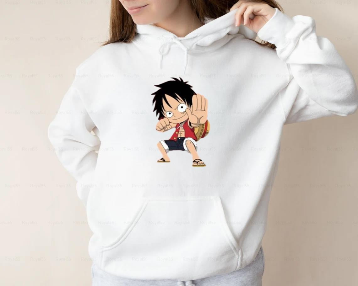 Chibi Monkey D. Luffy Gear 2 Anime Fan T-Shirt, for men & women, up to ...