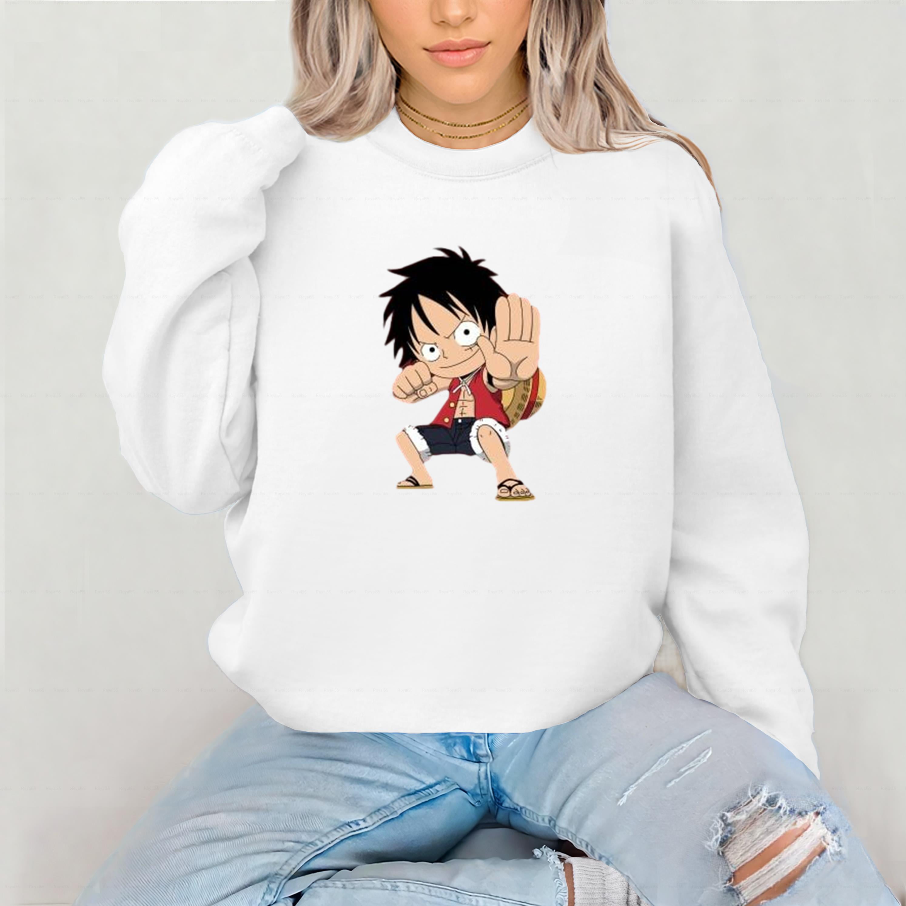 Chibi Monkey D. Luffy Gear 2 Anime Fan T-Shirt, for men & women, up to ...