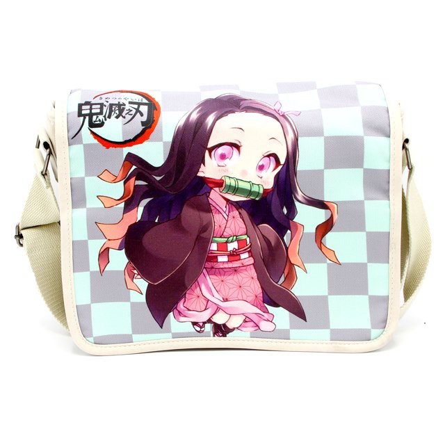 Chibi Nezuko Kamado - Demon Slayer 13" Canvas Messenger Bag - Walmart.com