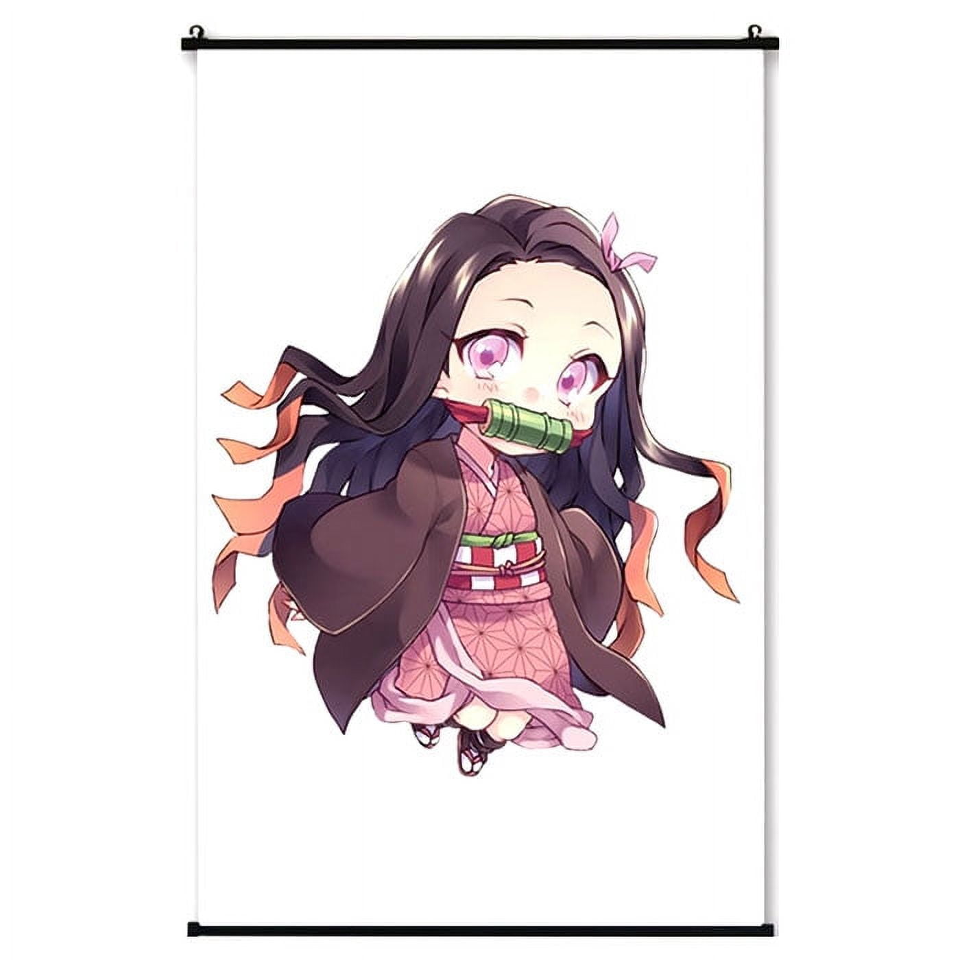 Chibi Nezuko Kamado - Demon Slayer 23x35" Wall Scroll - Walmart.com