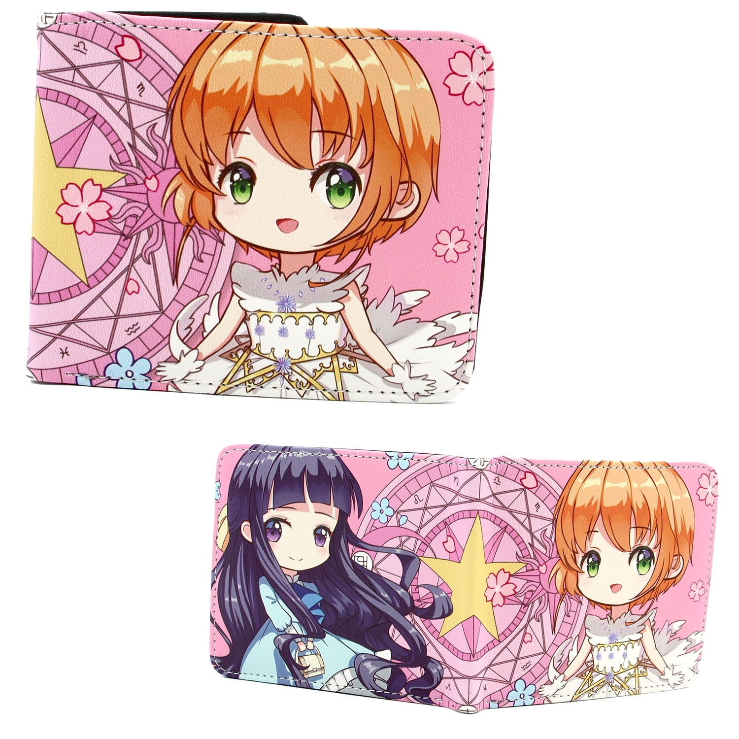 Chibi Sakura & Tomoyo - Cardcaptor Sakura 4x5" Bi-Fold Wallet - Walmart.com