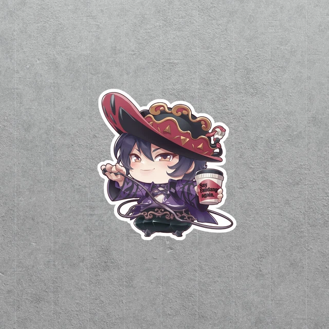 Chibi Scaramouche Genshin Impact Sticker Cute Anime Boy Sticker ...
