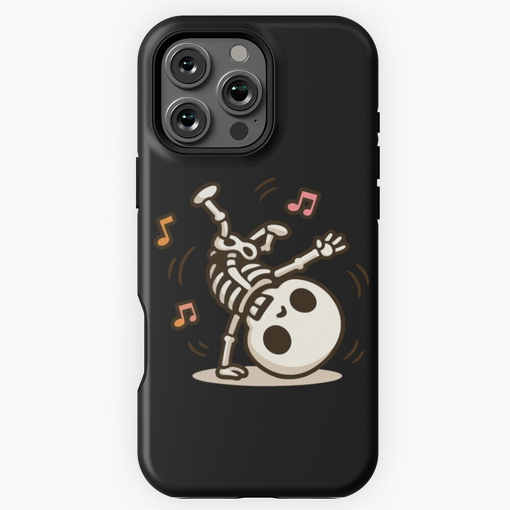 Chibi Skeleton Breakdancing Cute Kawaii Disco Dance Art Phone Case for ...