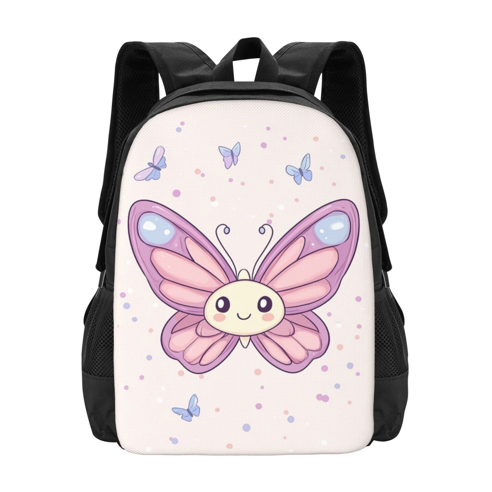 Chibi Style Butterfly Backpack Lightweight Casual Backpacks Fashion ...