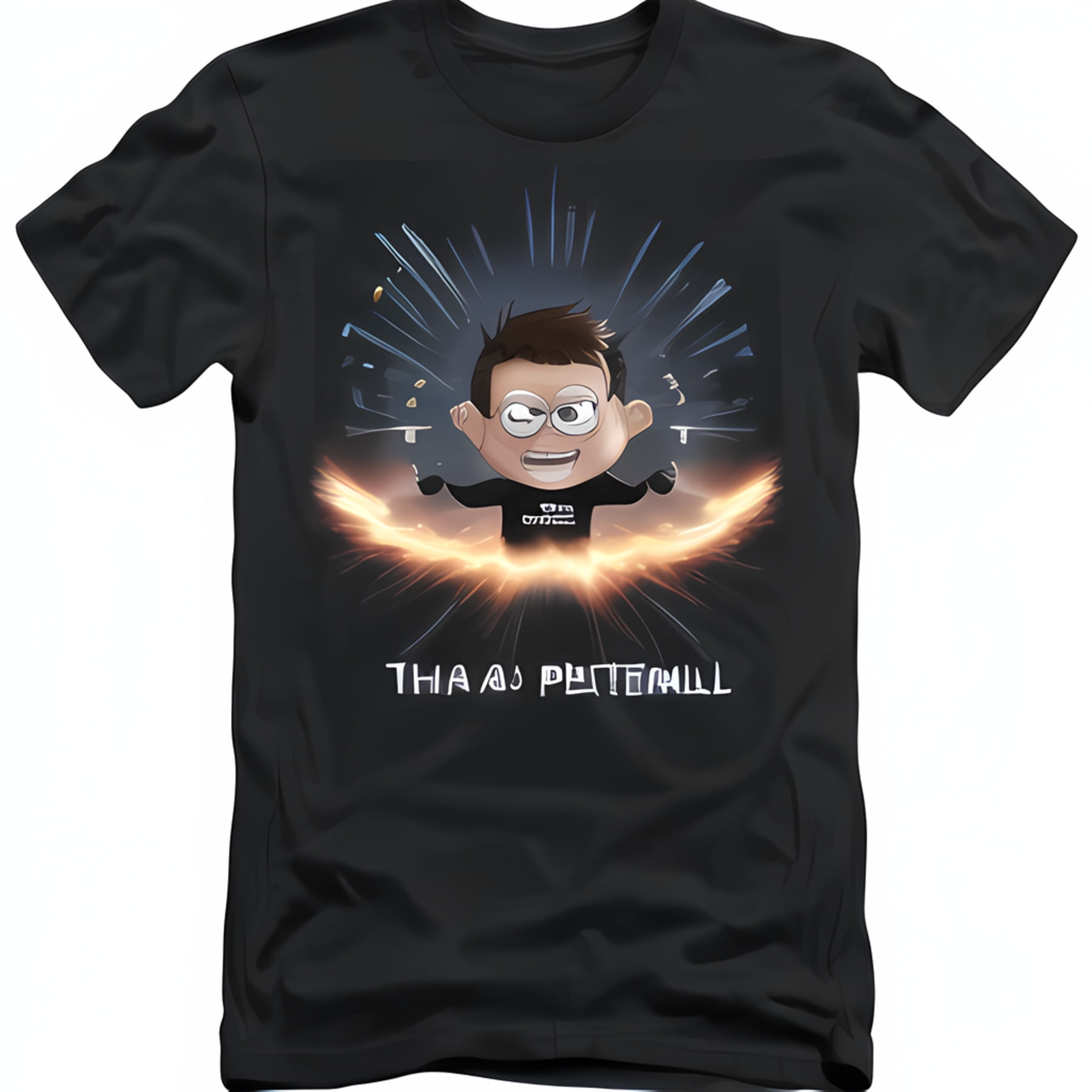 Chibi Style Vietnamese Boy Casting Spells in with Magical Effects on ...