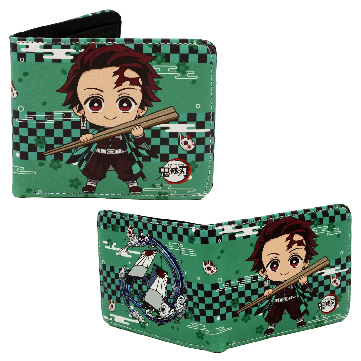 Chibi Tanjiro Kamado Chopsticks - Demon Slayer 4x5" Bi-Fold Wallet ...