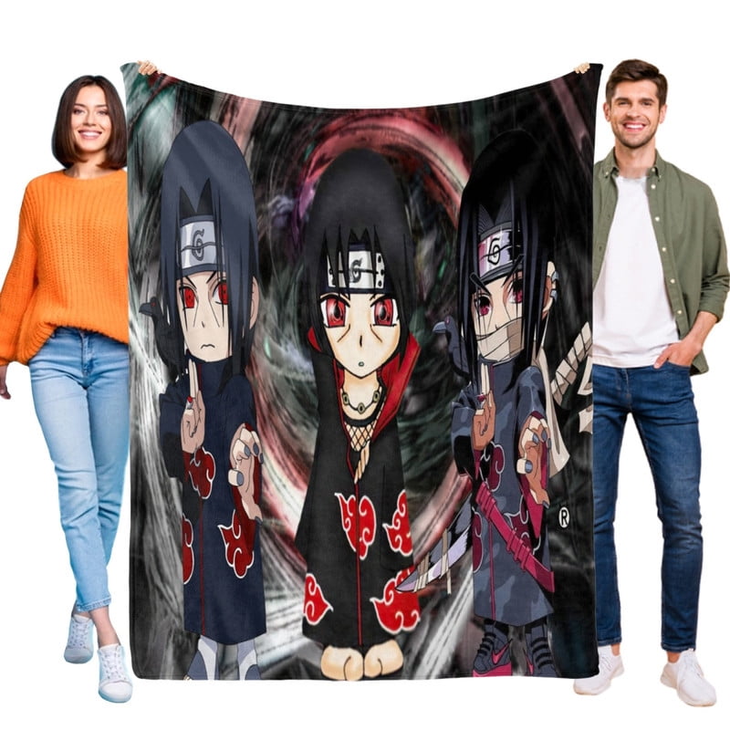 Chibi itachi Throw Blanket Gifts for Fans Lover Girls Boys Women ...