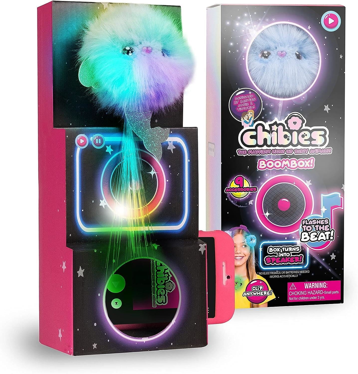 Chibies Moonlight Boom Box Interactive Music Animal Soft Toy WOW! Stuff ...