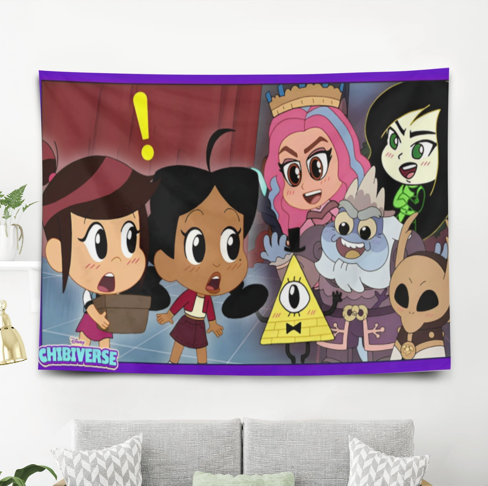 Chibiverse Tapestry Gift Wall Hanging Backdrop for Room Bedroom Girls ...