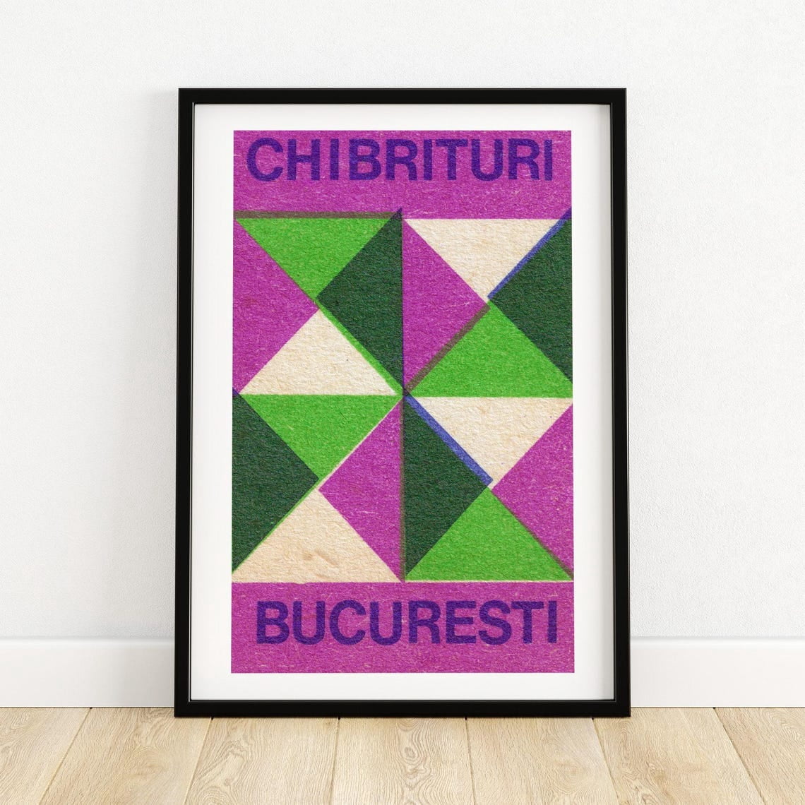 Chibrituri Bucharest - Wall Print - Wall Art - Vintage Eastern Europe ...