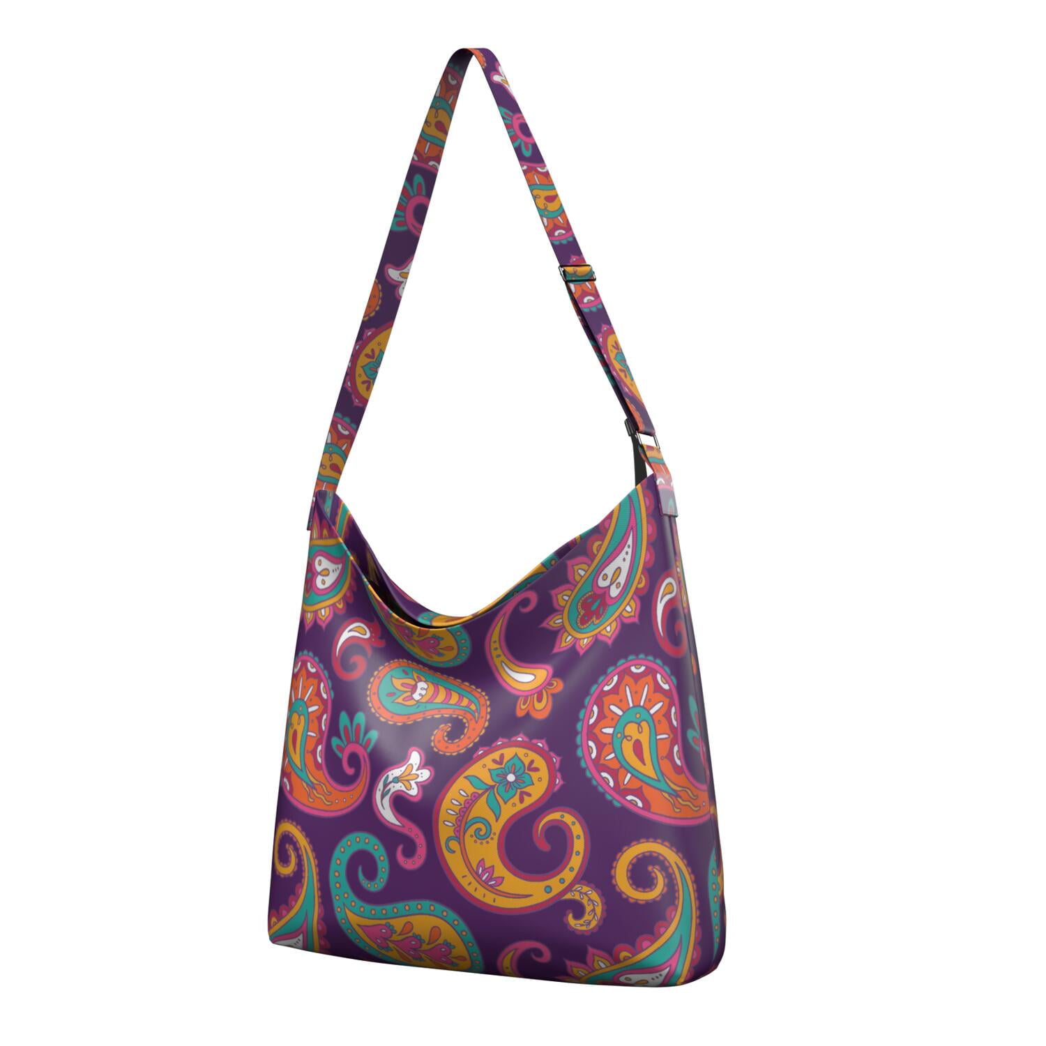 Chic Abstract Decorative Shoulder Bag - Versatile Spacious Handbag with ...