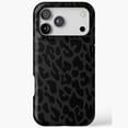 Chic Black Animal Print Dark Safari Pattern Phone Case for iPhone 11 to ...