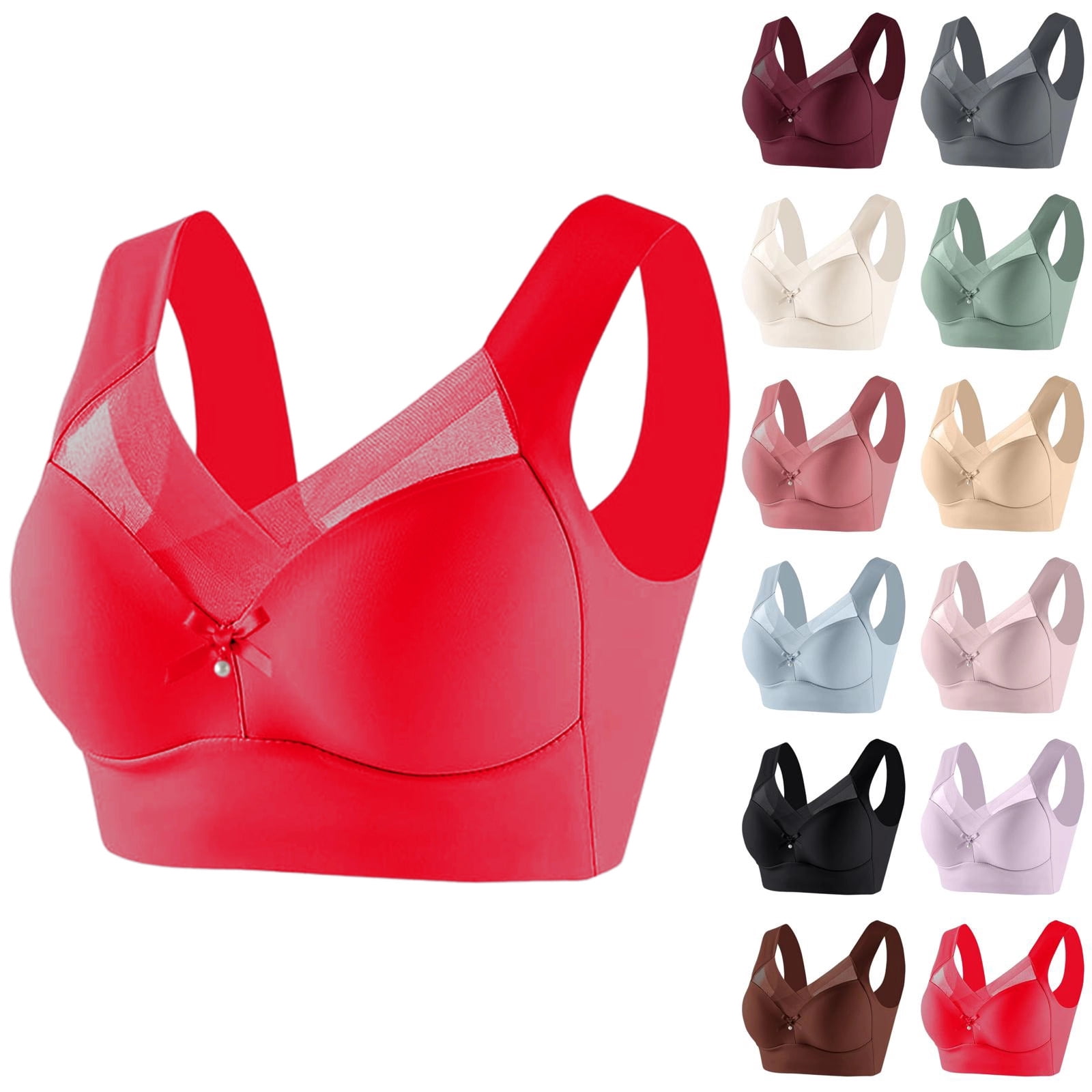 Chic Bra - Seamless Powerful Push Up Wireless Bra Lift Full-Figure ...