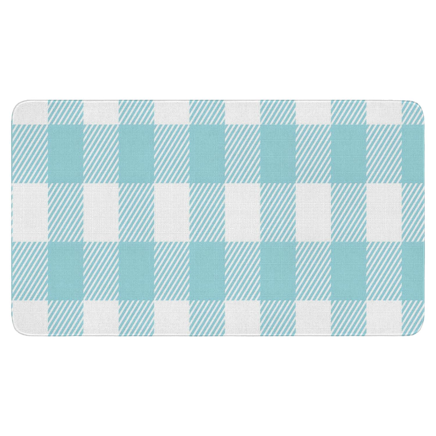 Chic Buffalo Plaid Checkered Rug Door Mat30x17 inches Door Mat Non-Skid ...