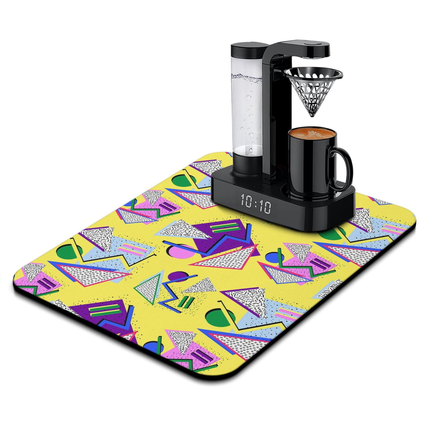 Chic Coffee Maker Mat - 4-Layer Non-Slip Mat for Espresso Machine ...