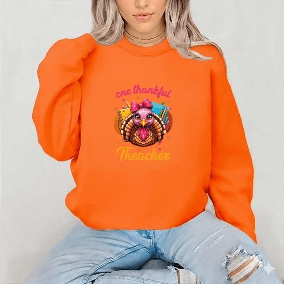 Chic Coquette Thanksgiving Turkey Thankful Teacher Bow Holiday ...