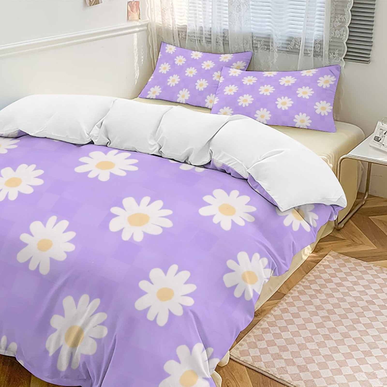Chic Daisy Floral Pattern 3D Duvet Cover Set Quilt Cover Theme of Kid ...