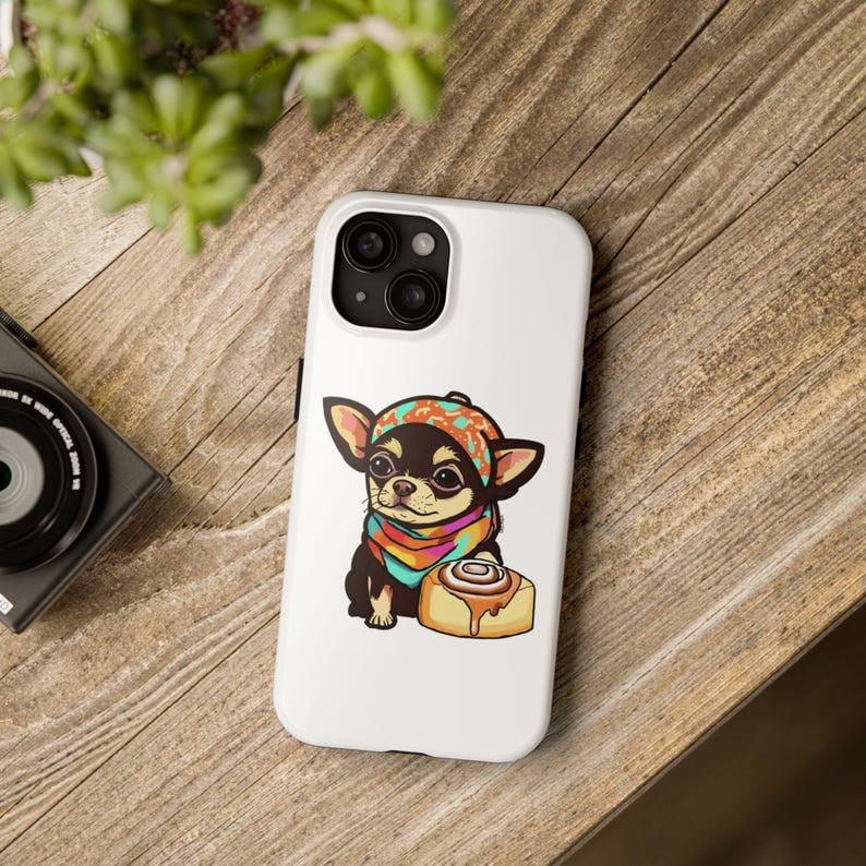 Chic Dog Art Case Compatible with iPhone 11 through 16 Pro Max – Trendy ...