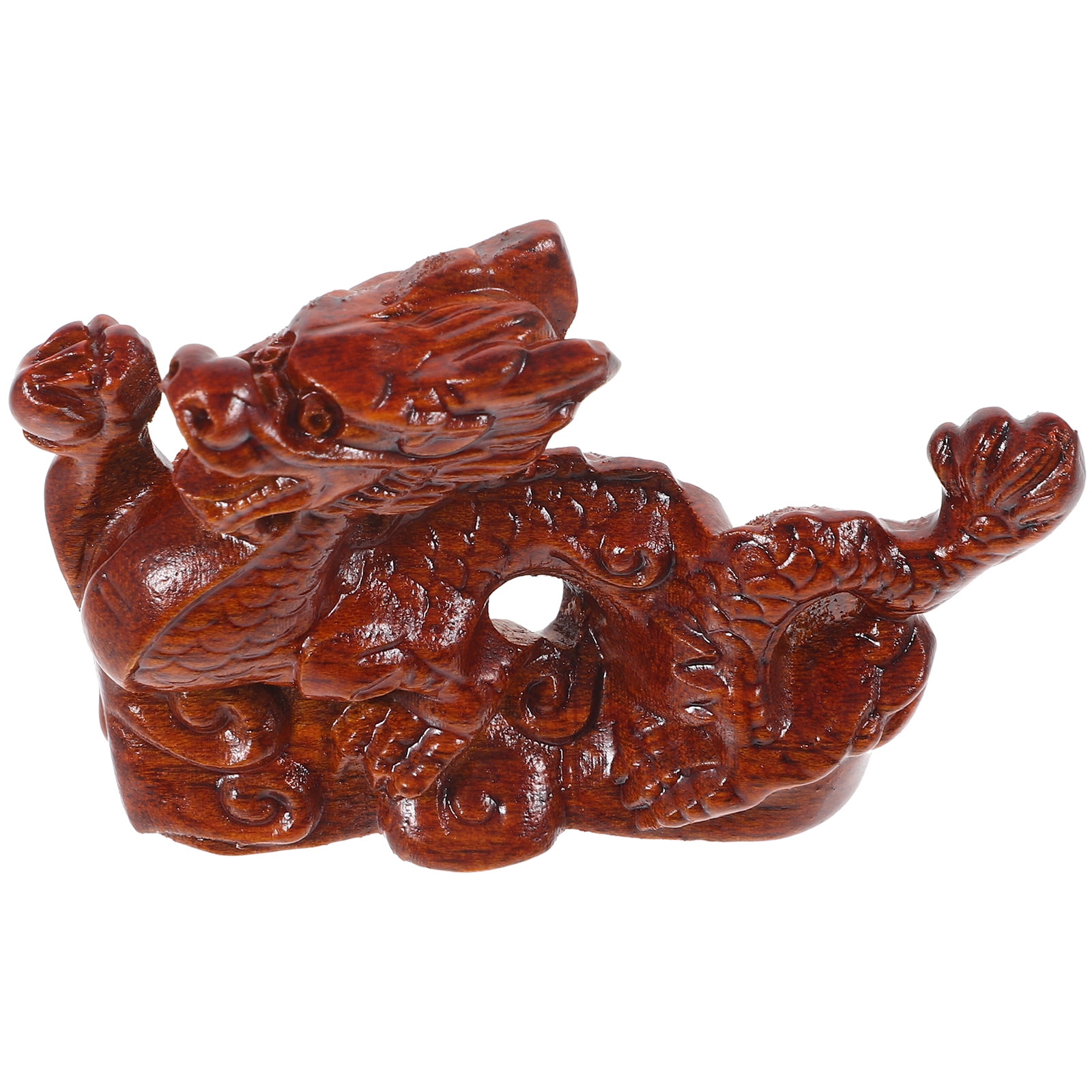 Chic Dragon Statue Desktop Figurine Fidget Toy Good Luck Office ...