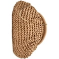 Chic Dumpling Cloud Shaped Straw Handbag Versatile Crossbody Clutch ...