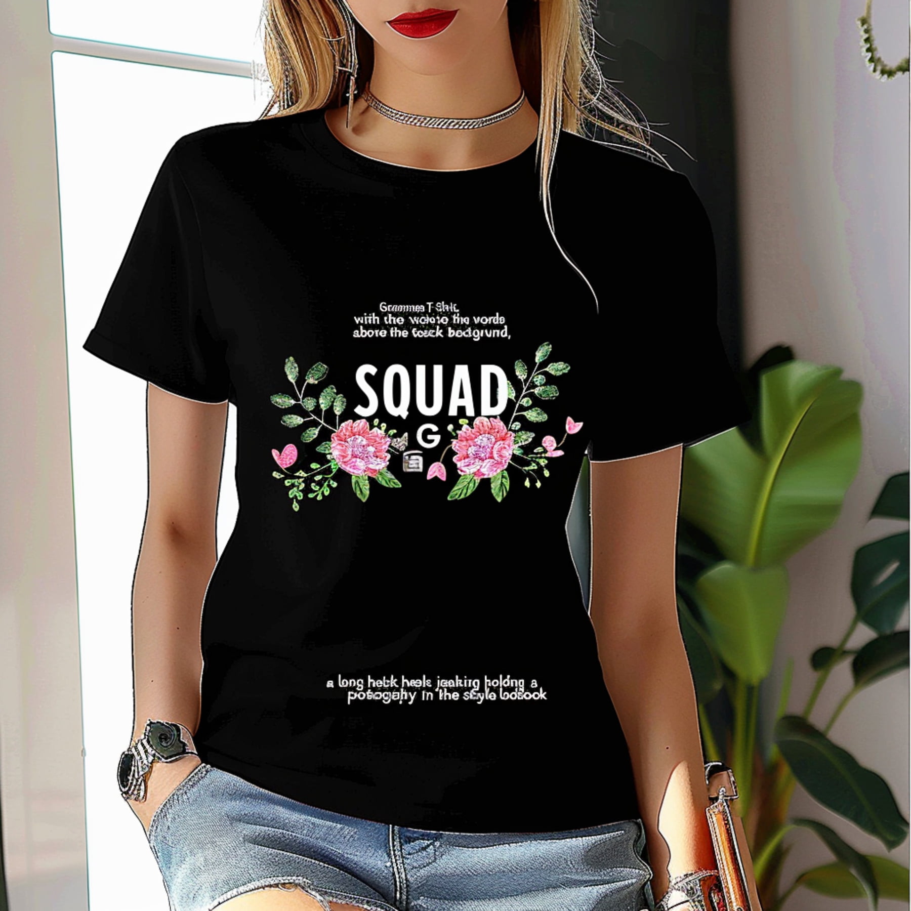 Chic & Edgy: Black TShirt Styles for Every Occasion - Walmart.com