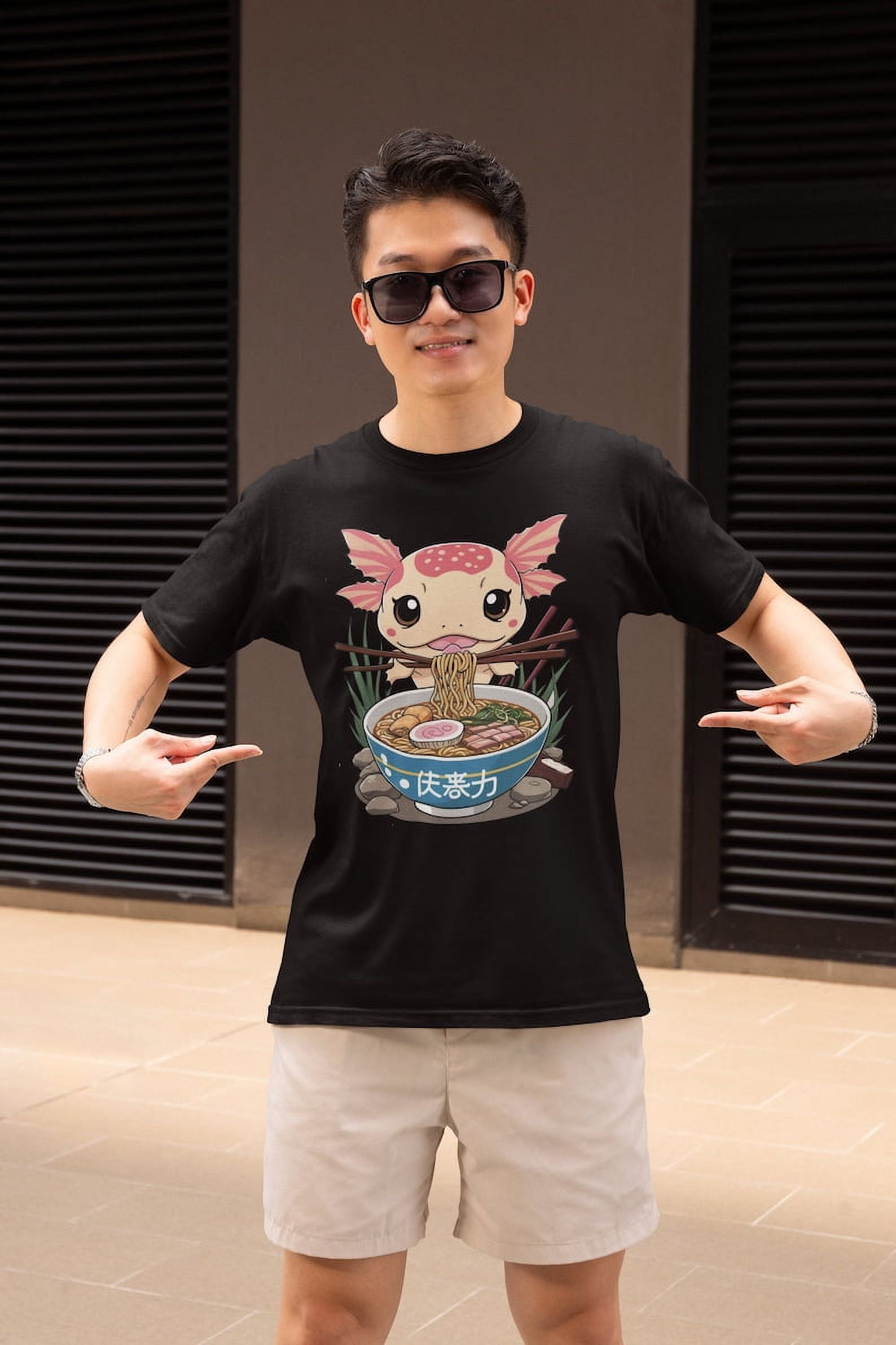 Chic Essence 0611-WM161 NEW BRAND,men's t-shirts USA, Axolotl Snacks t ...