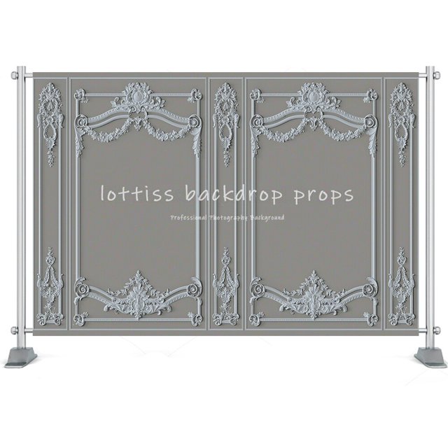 Chic European Wall Backdrop Wedding Vintage Interiors Decor Baby Adult ...