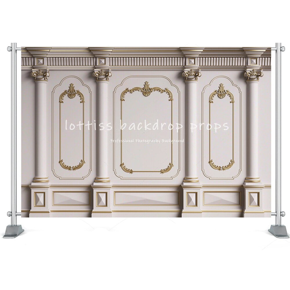 Chic European Wall Backdrop Wedding Vintage Interiors Decor Baby Adult ...