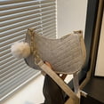 Chic Felt Underarm Bag for Women - Fashionable Solid Color Square ...