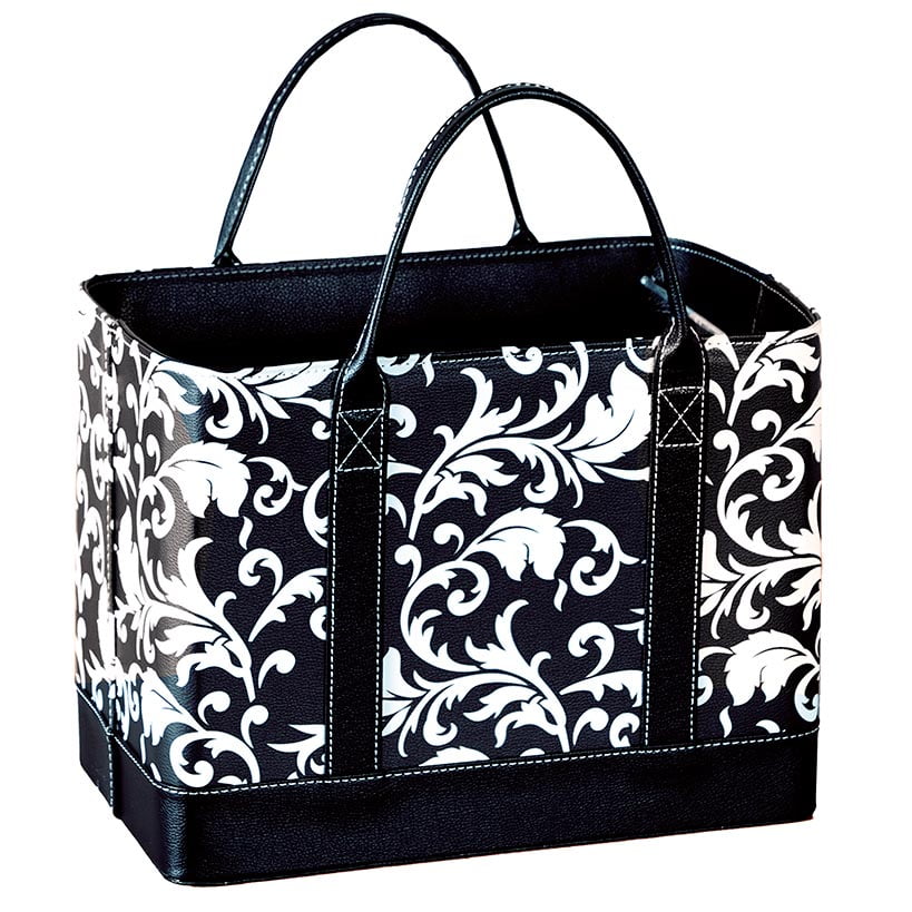 Chic File Organizers - Black Damask - Walmart.com