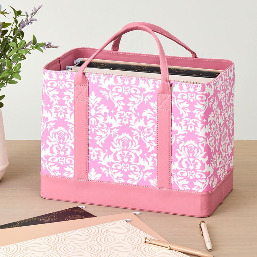 Chic Business Office Document File Holder - Faux Leather Hanging Folder ...