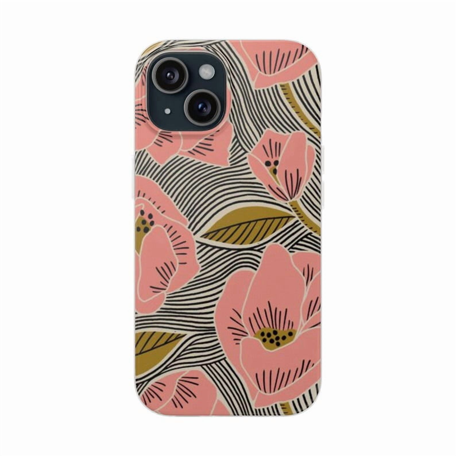 Chic Floral Flexi Phone Case, Summer Design Gift for Her iPhone 11–17 ...