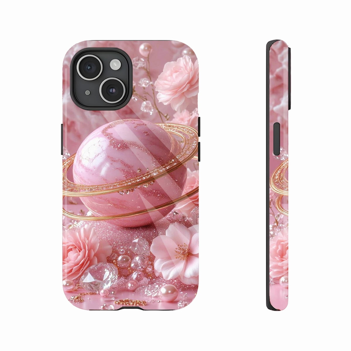 Chic Floral Glitter Phone Case for Women Valentine's Day Mother's Day ...