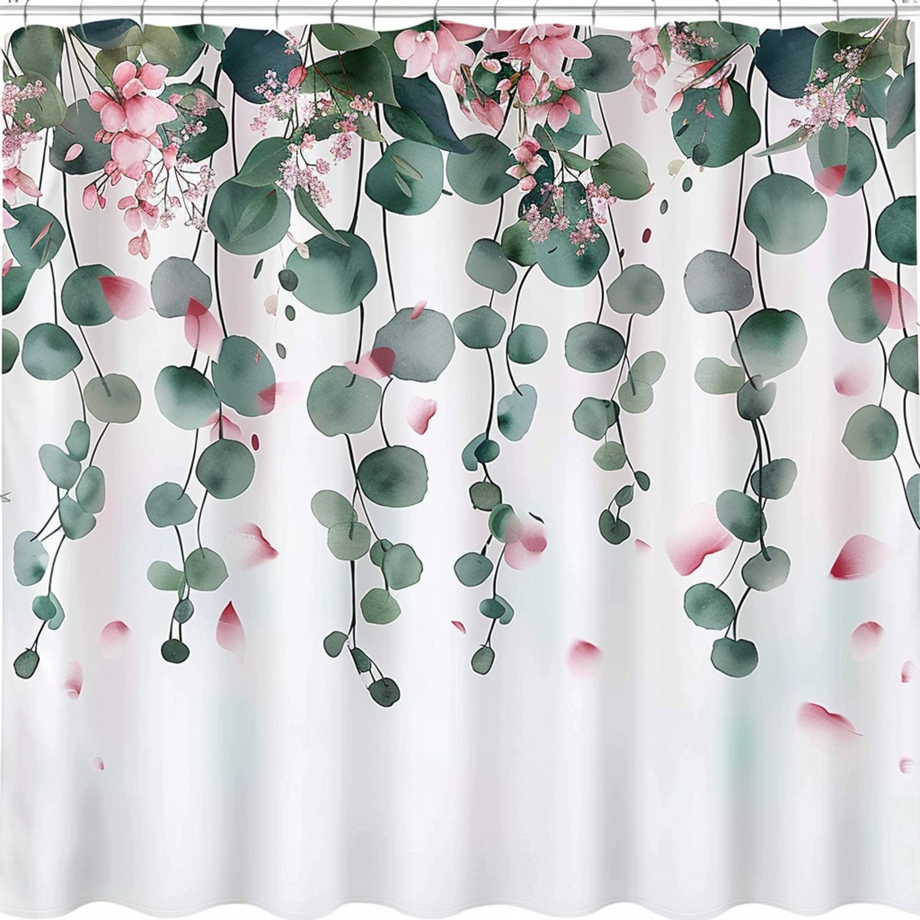 Chic Floral Shower Curtain Refresh Your Bathroom With Eucalyptus And