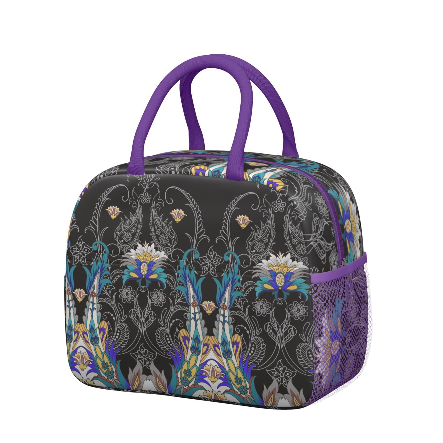 Chic Geometric Insulated Lunch Bag - Waterproof & Splash-Proof Thermal ...