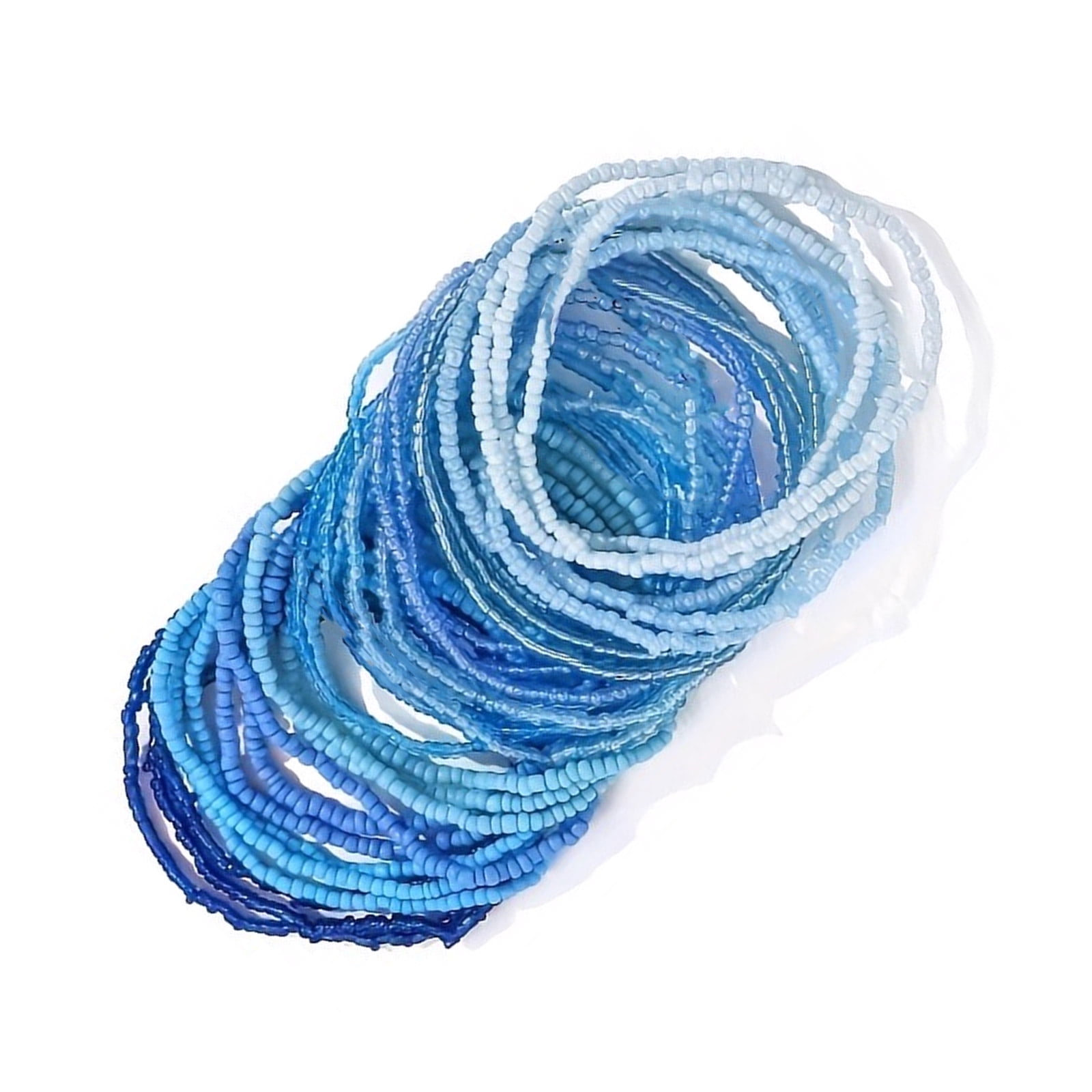 Glass Bead Set 30pcs Colorful Beads Ankle Bracelets to Complement Your ...