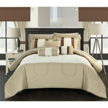 Chic Home 6 Piece Hilton Floral Pinch Pleat Ruffled Designer ...