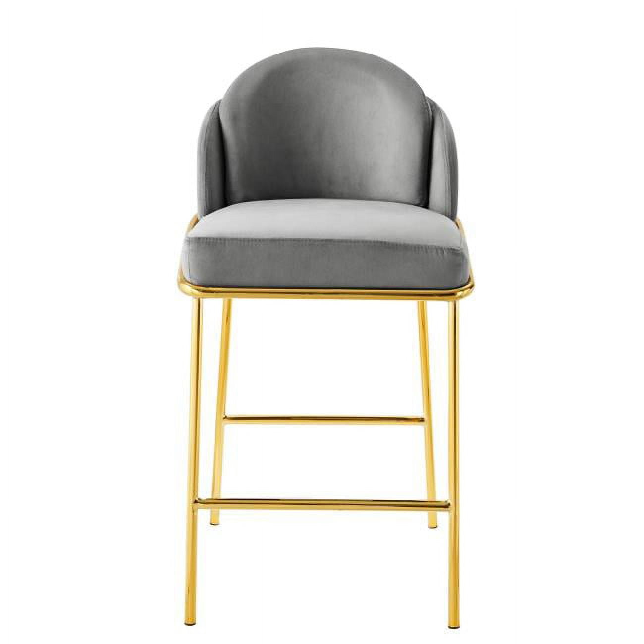 Chic Home 36 x 19.25 x 22.75 in. Azrael Velvet Upholstered Armless ...