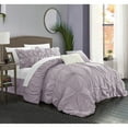 Chic Home 6 Piece Hilton Floral Pinch Pleat Ruffled Designer ...