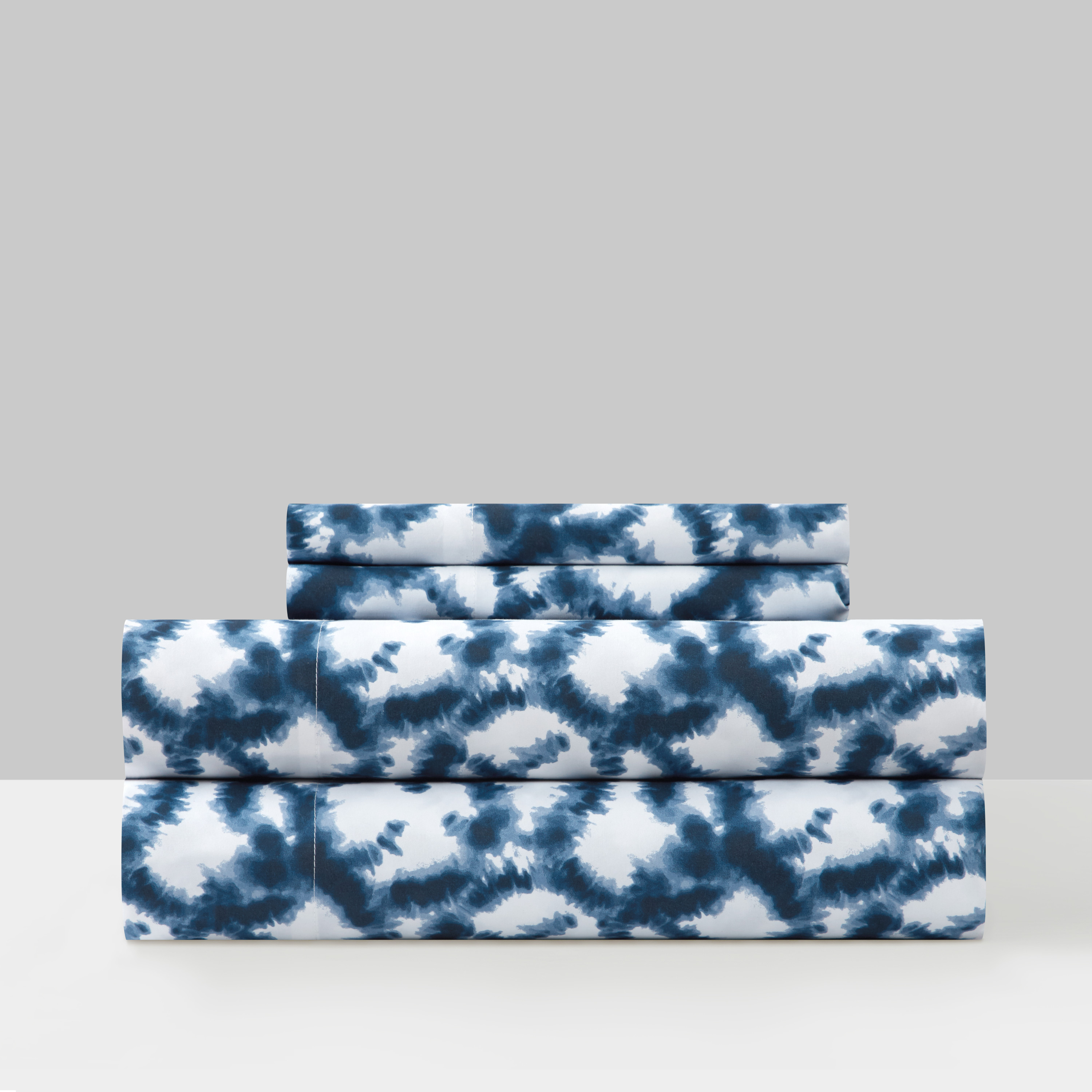 Chic Home Amyrah 3-Piece Geometric Sheet Set, Twin, Navy - Walmart.com