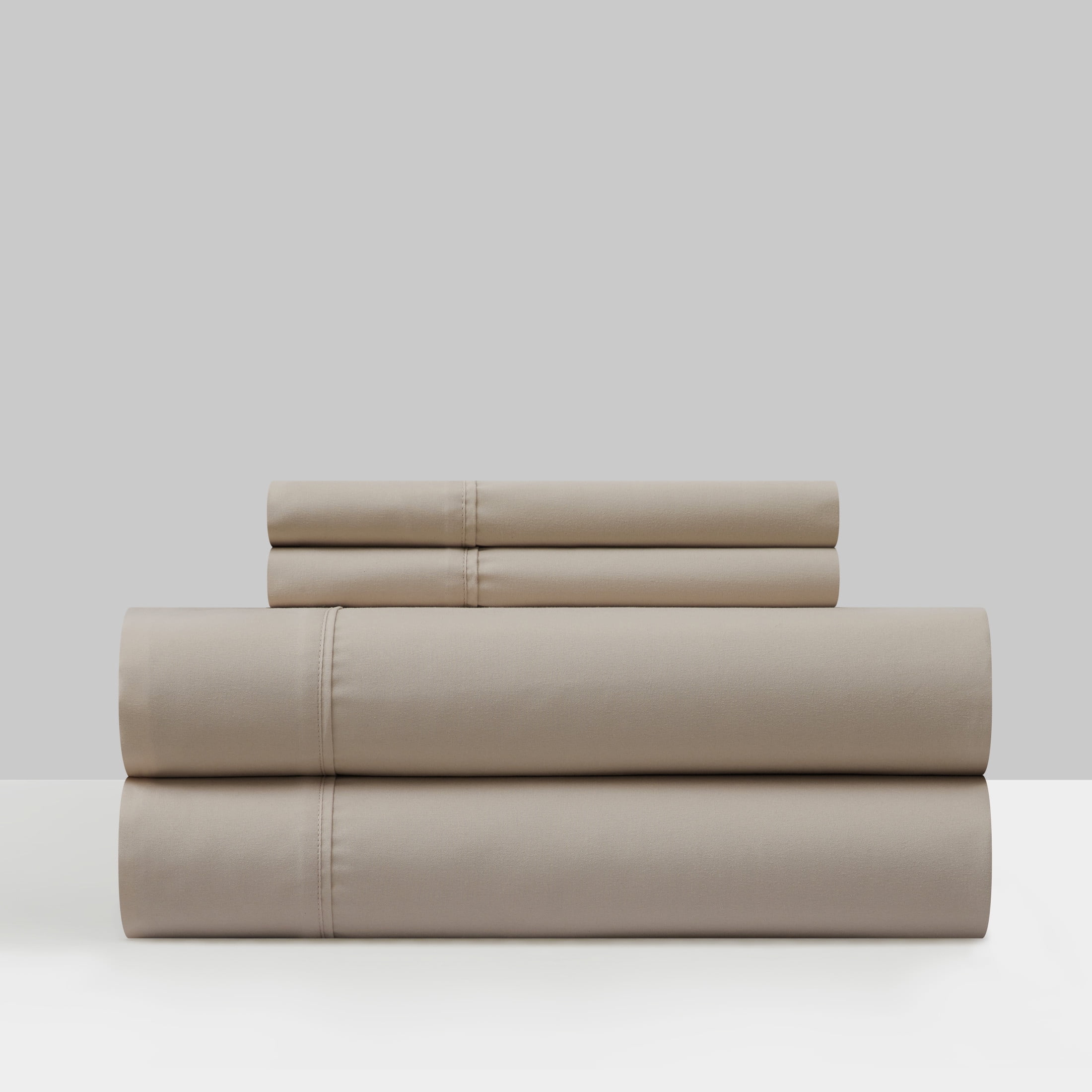 Chic Home Ashwyn 4-Piece Taupe Sheet Set, King - Walmart.com