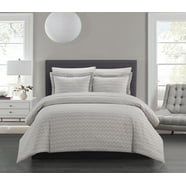 Chezmoi Collection Sydney 7-Piece Pintuck Bedding Comforter Set, King ...