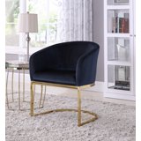 Chic Home Chair and a Half, Navy Blue - Walmart.com