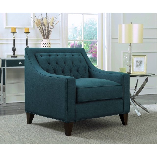 Chic Home Fulla Linen Tufted Back Rest Modern Contemporary Club Chair ...