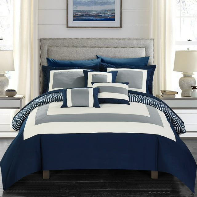 Chic Home Reversible 10 Piece Comforter Set - Hotel Collection with ...