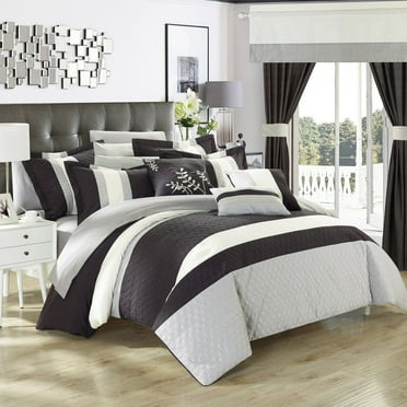 Chic Home 20-Piece Bertran Complete Master Bedroom Set and Comforter ...