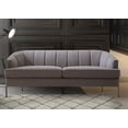 Chic Home Philo Sofa Barrel Back Linen-Textured Upholstery Vertical ...