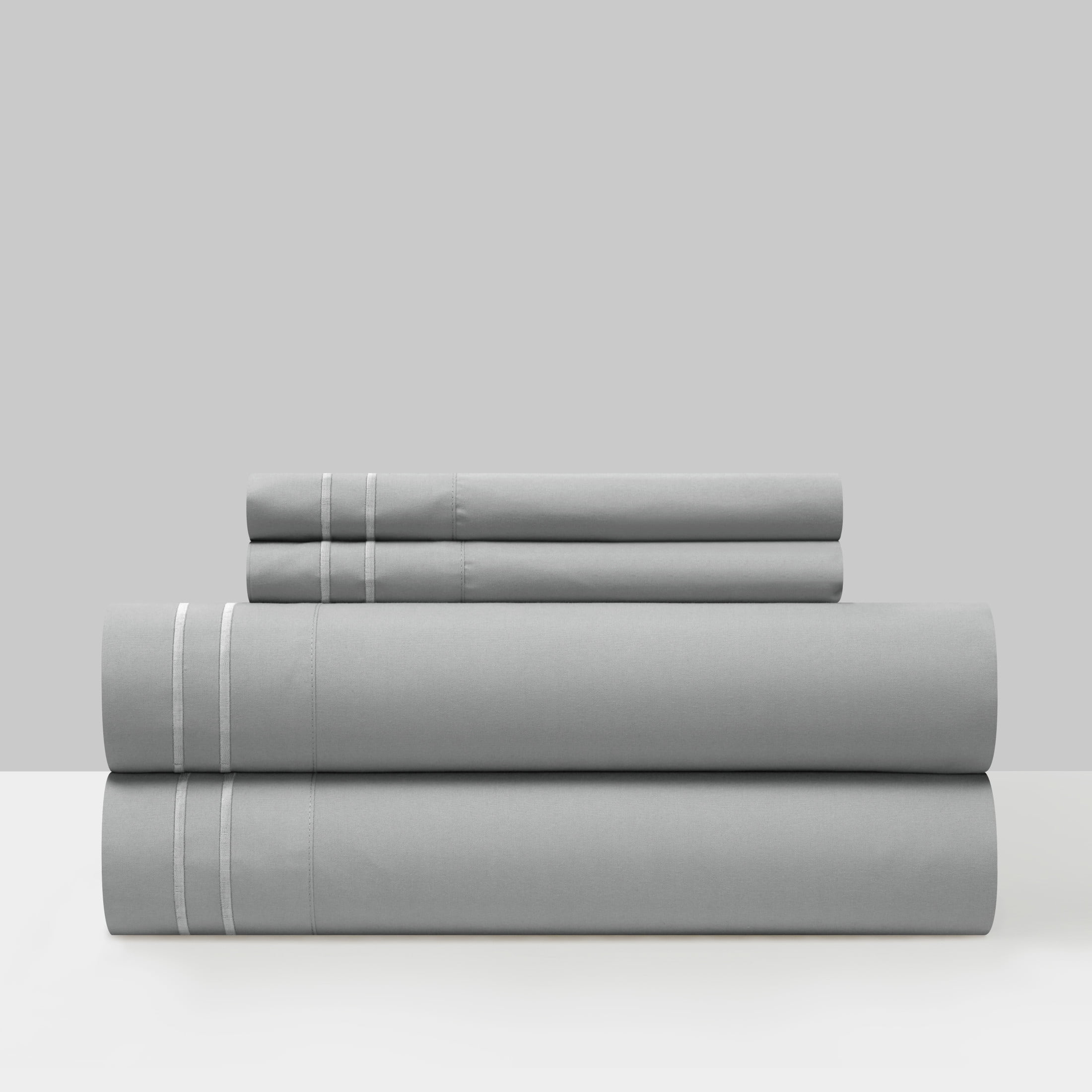 Chic Home Savana 3-Piece Gray Sheet Set, Twin - Walmart.com